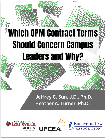 Which OPM Contract Terms Should Concern Campus Leaders and Why? - UPCEA