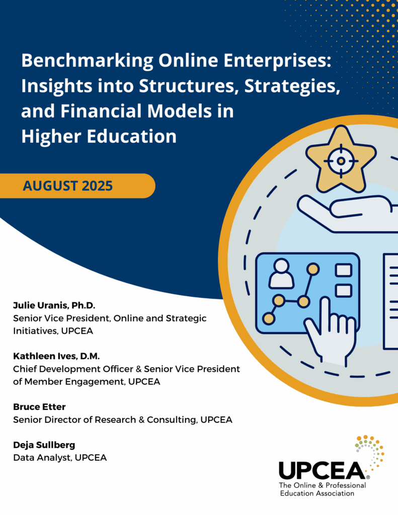 2025 Benchmarking Online Enterprises Study (Landing Page) - UPCEA